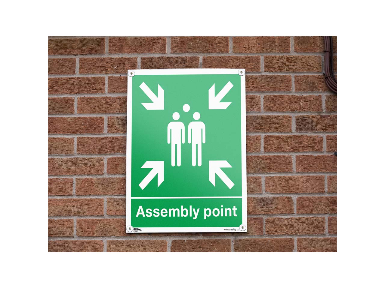 Sealey Safe Conditions Safety Sign Assembly Point - Rigid Plastic ...